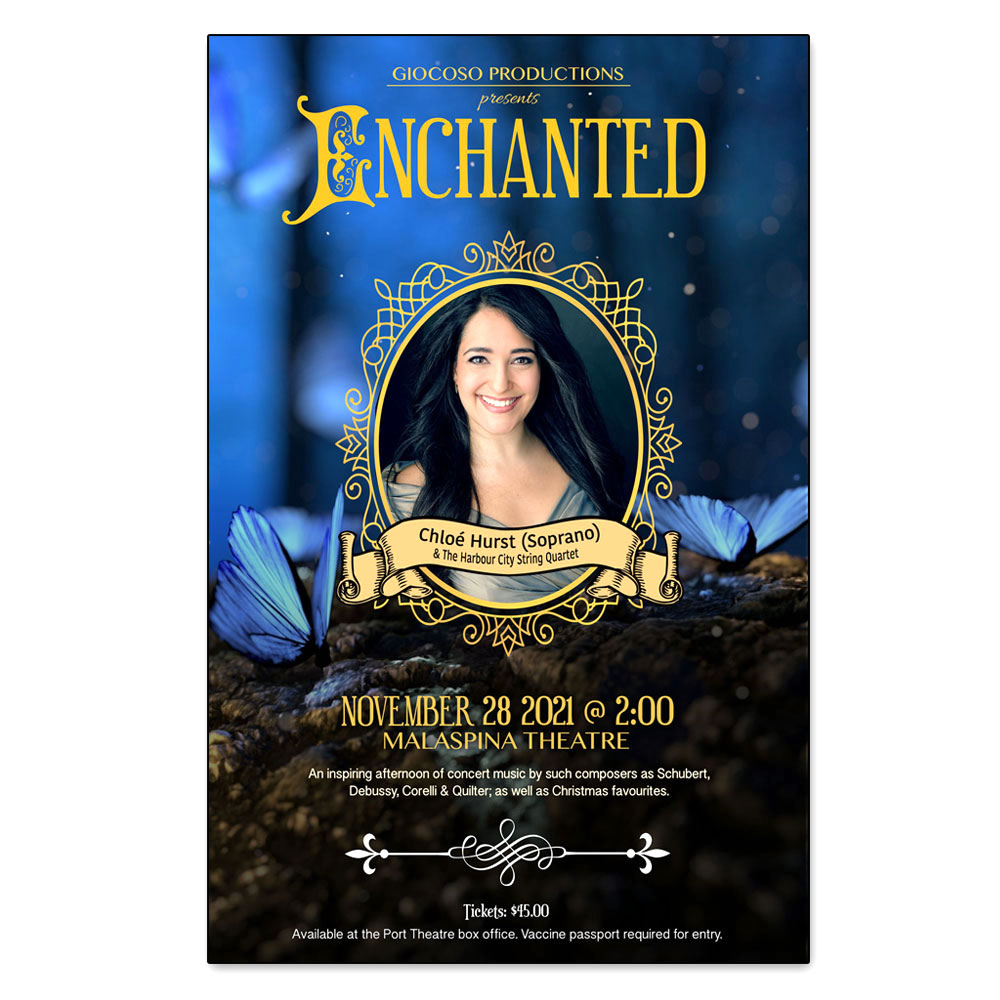Enchanted Poster Design: Concert Poster | NapCat Art